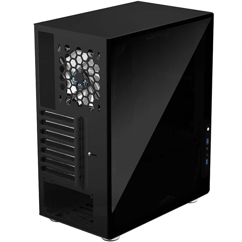 Carcasa PC, Jonsbo, 205 x 428 x 340 mm, Format ATX, Negru - eMAG.ro
