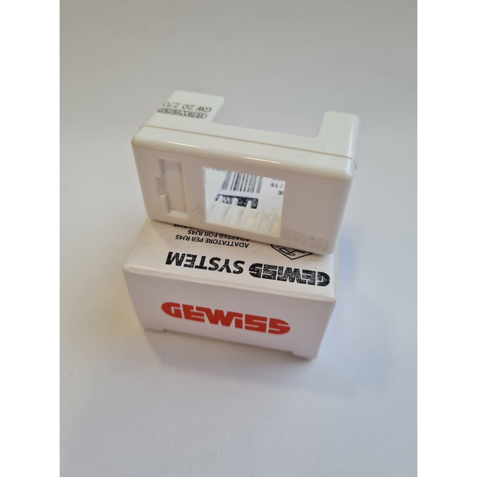 Gewiss GW20270 kapcsolóház, RJ45, UTP, fehér - eMAG.hu