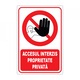 Indicator Interzicere, Stickermania, Accesul interzis Proprietate ...