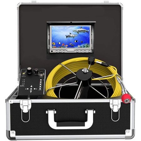 Camera Inspectie video canalizare, 35m, iUni ICT10, Monitor 7 inch ...