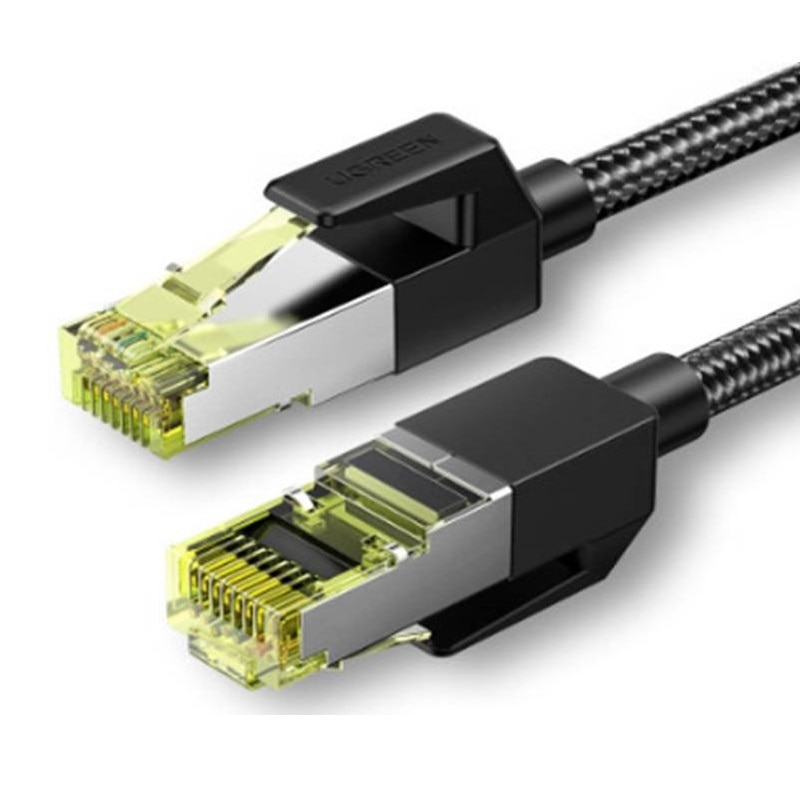 Cablu retea rotund UGREEN NW150 Ethernet Braid, Cat. 7, mufat 2xRJ45, F ...