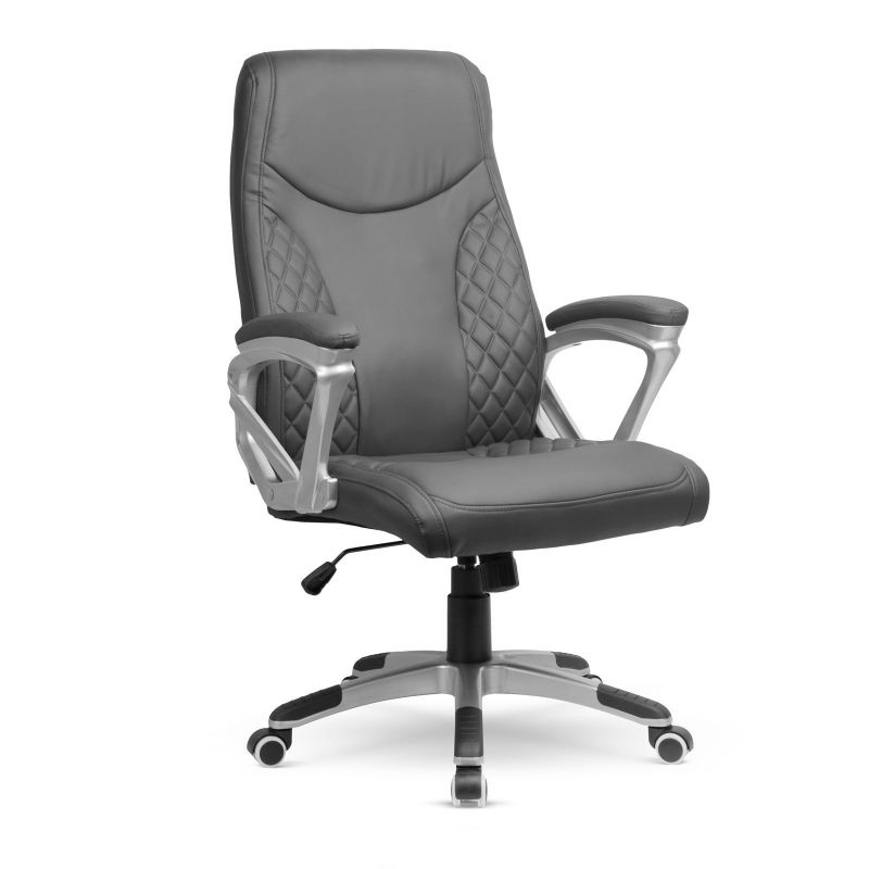 Scaun pivotant de birou, gri, 72x52x51 cm - eMAG.ro