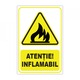 Indicator Avertizare, Stickermania, Inflamabil, Autocolant, 15x20 cm ...