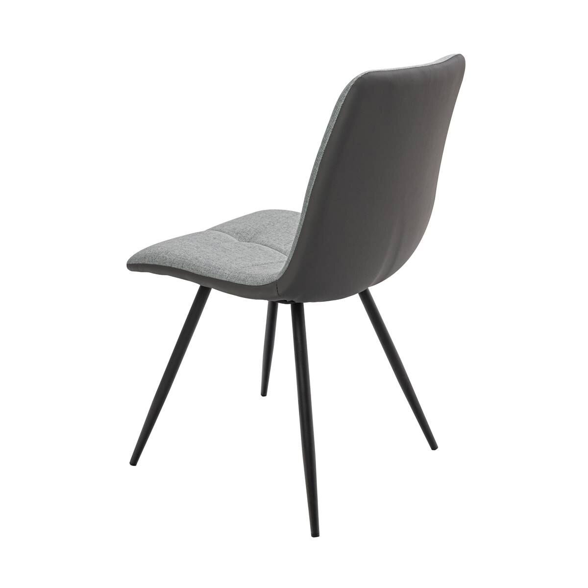 Scaun living S-165, material textil, gri - eMAG.ro