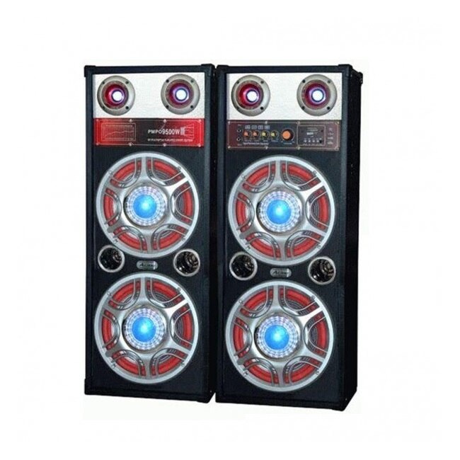 Set de Boxe Bluetooth cu Difuzoare 4x10", 350 W, USB/Card, 6 ohmi ...