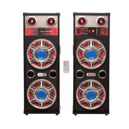 Set de Boxe Bluetooth cu Difuzoare 4x10", 350 W, USB/Card, 6 ohmi ...