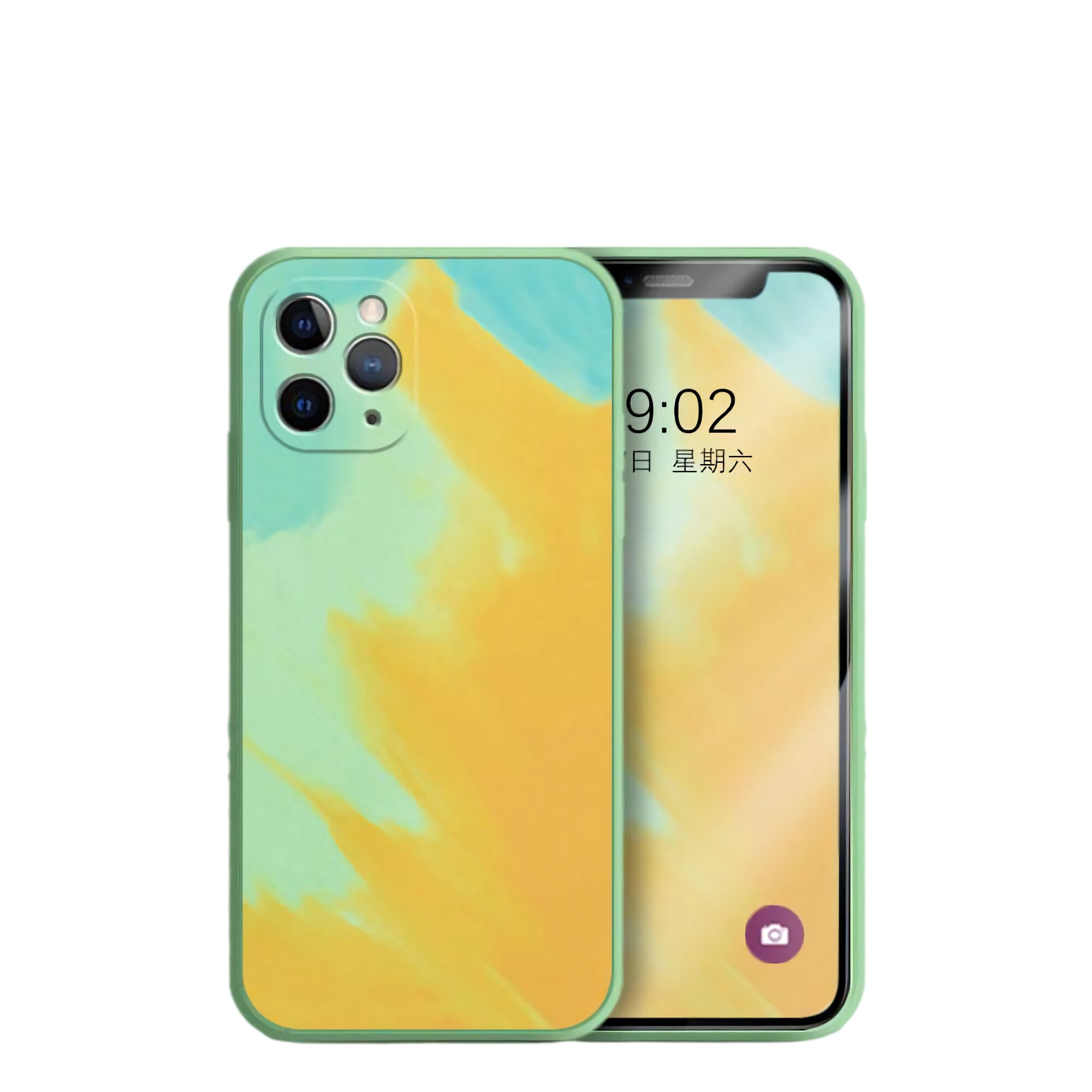 Husa de protectie din silicon compatibila cu iPhone 13 Pro, Autumn ...