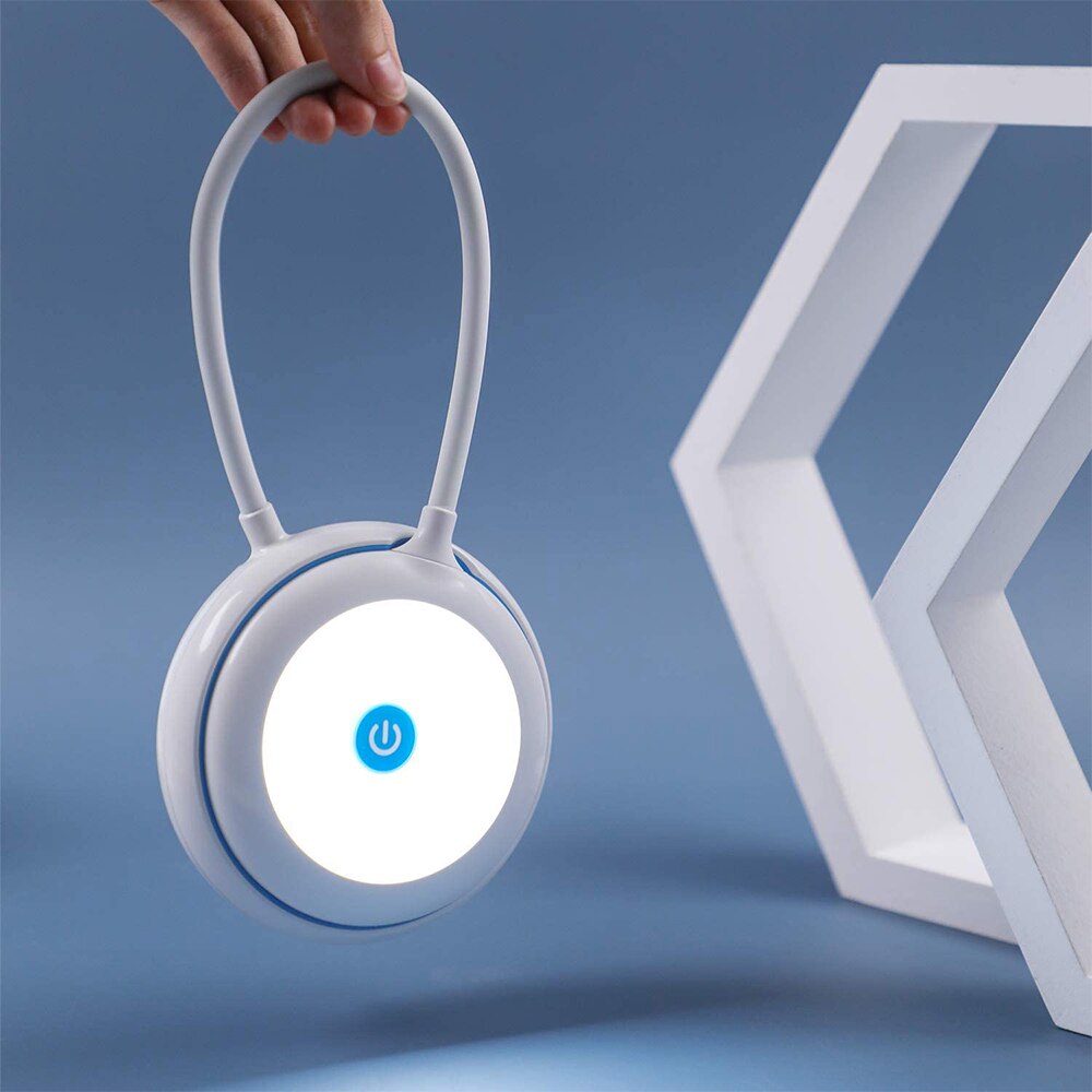 Настолна LED лампа Quasar & Co., 3 степени на интензивност, с батерия ...