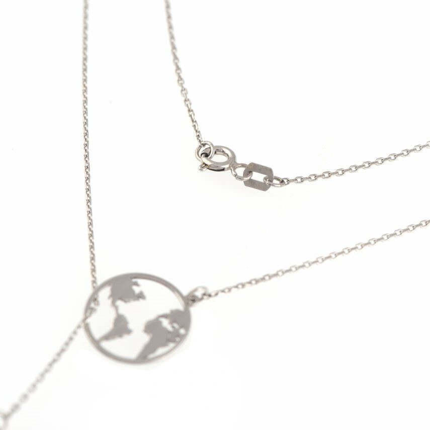 Lant din aur cu pandantive mobile busola si avion - eMAG.ro