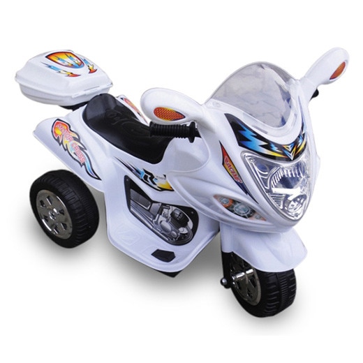 Elektromos gyerek kismotor M1 - 6V - fehér - eMAG.hu