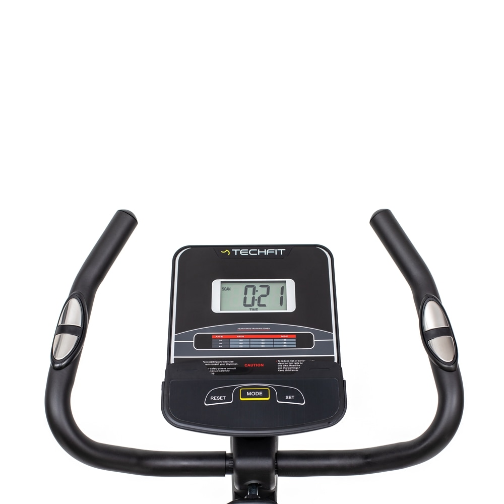 Bicicleta exercitii magnetica TECHFIT B410N, Sistem inertie volanta 6 Kg, Greutate utilizator ...