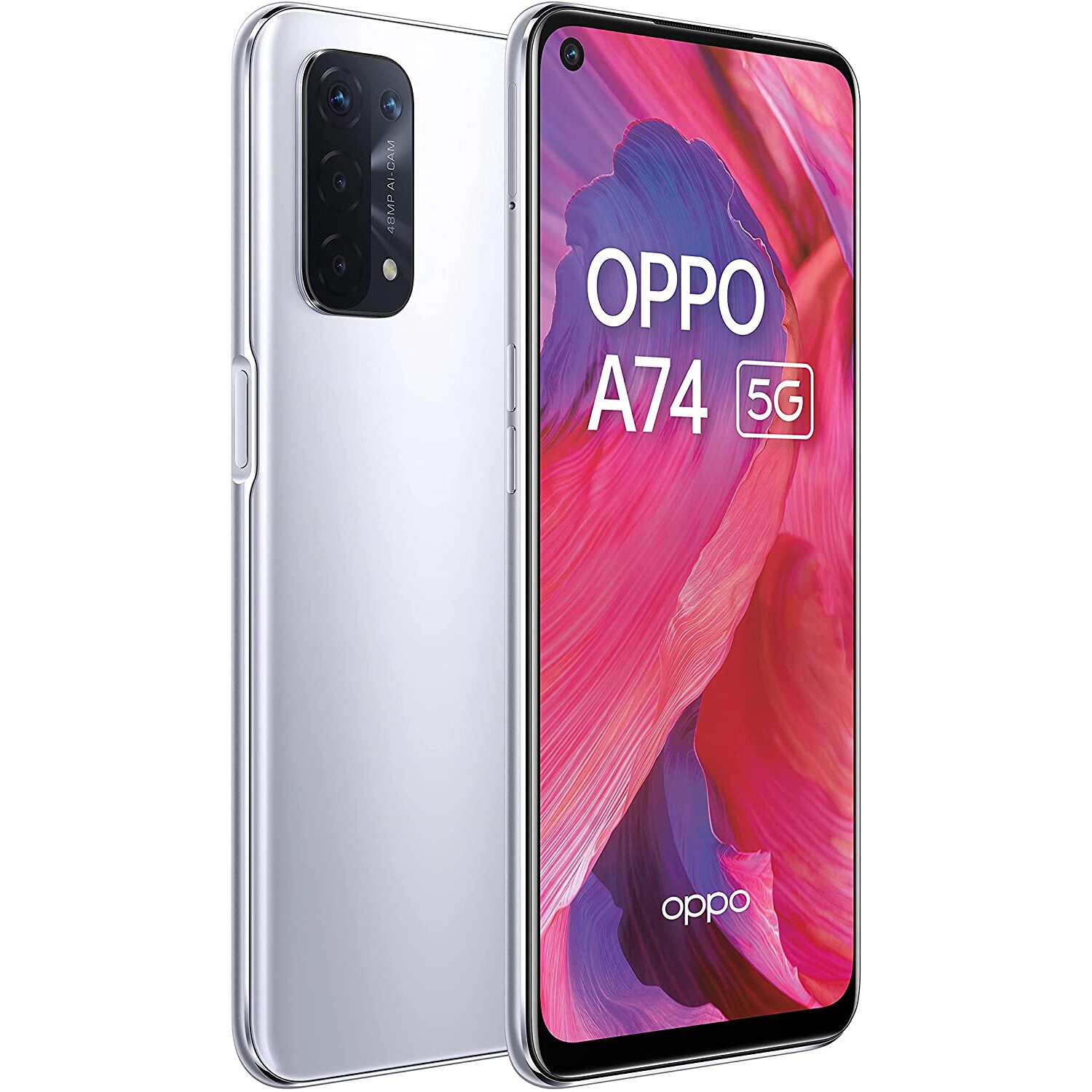 Telefon mobil Oppo A54, Dual SIM, 64GB, 4GB RAM, 5G, Space Silver - eMAG.ro