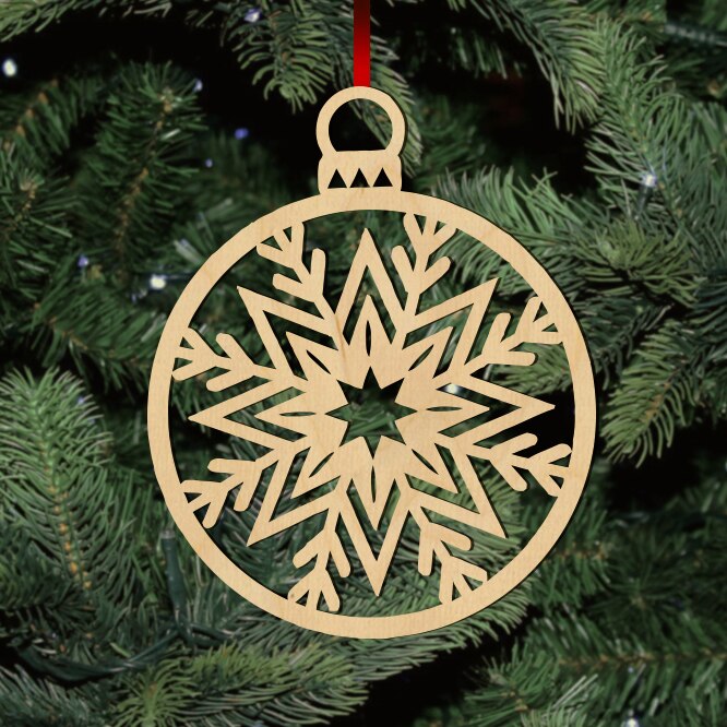 Decoratiune pentru brad, Lemn, 5 buc - eMAG.ro