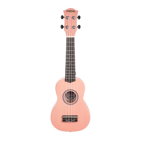 Ukulele, Cascha, Soprano, Husa, Pana, Corzi din Nylon, Roz - eMAG.ro