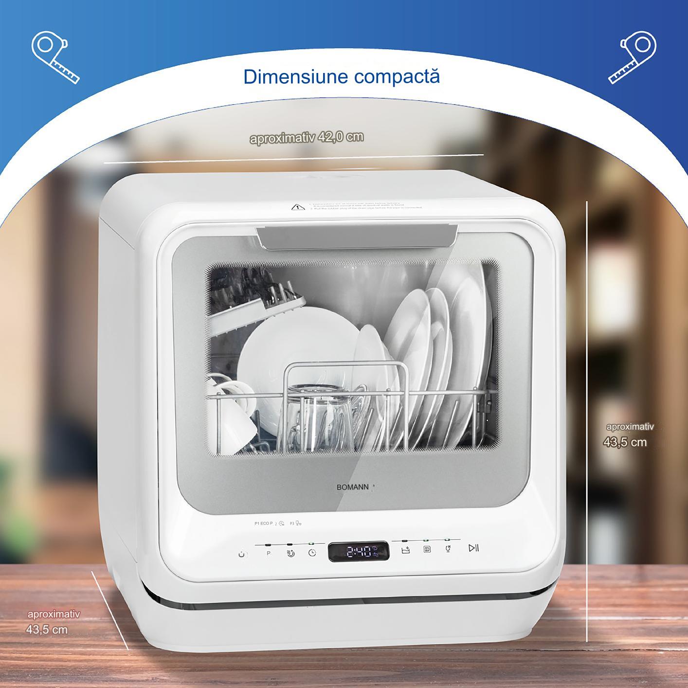 Мини съдомиялна, Bomann - TSG 5701 - eMAG.bg