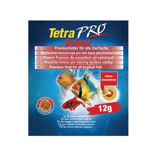 Hrana pentru pesti Tetra TetraPRO Colour, 12g - eMAG.ro