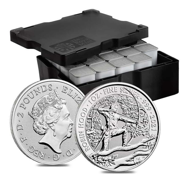 Moneda Argint Pur Robin Hoodd, 31 grame - eMAG.ro