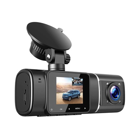 Camera auto de bord DacEnergy©, lentile duble HD 1080P, detectie ...