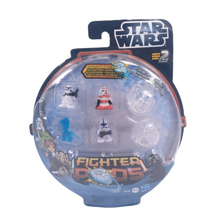 Игрален комплект Star Wars Fighter Pods 630386, 4 мини фигурки и 2 ...