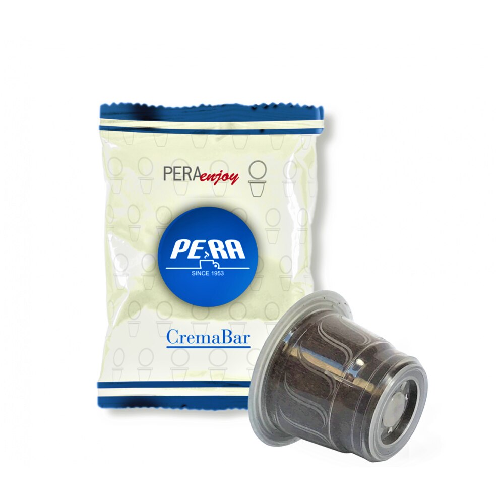 Set capsule cafea Pera Enjoy Crema Bar, compatibile Nespresso, cutie 50 ...