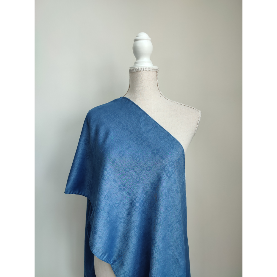 Fular de lux Masterpiece Collection, Bellini, unisex, albastru - eMAG.ro