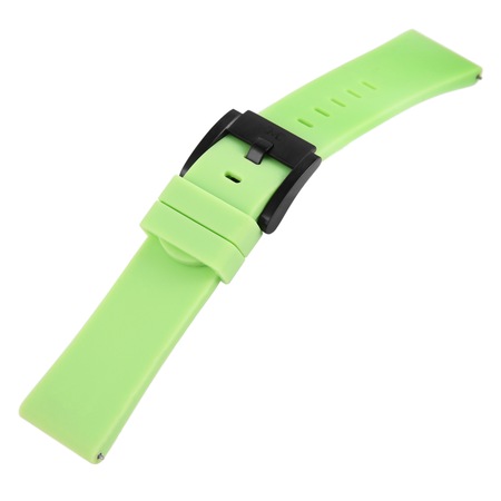 Curea de ceas din silicon TW Steel, verde deschis, 22 mm - eMAG.ro