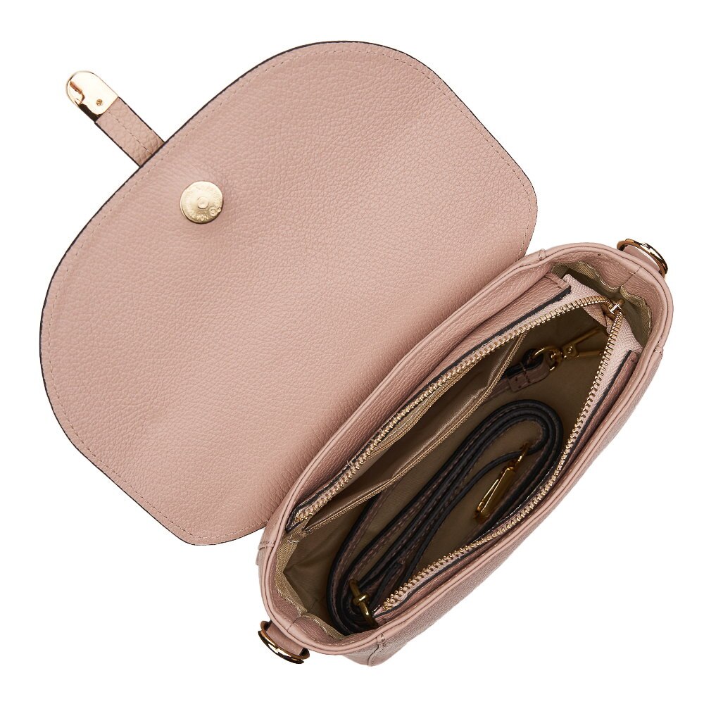 Poseta dama din piele naturala Laguna roz - eMAG.ro