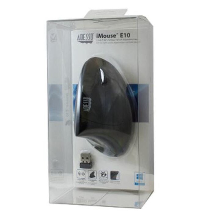 Adesso iMouse E10 vezeték nélküli (RF wireless) PC optikai egér, 2000 ...