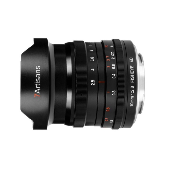 Obiectiv manual 7Artisans 10mm F2.8 Fisheye pentru Canon EOS-R Mount ...