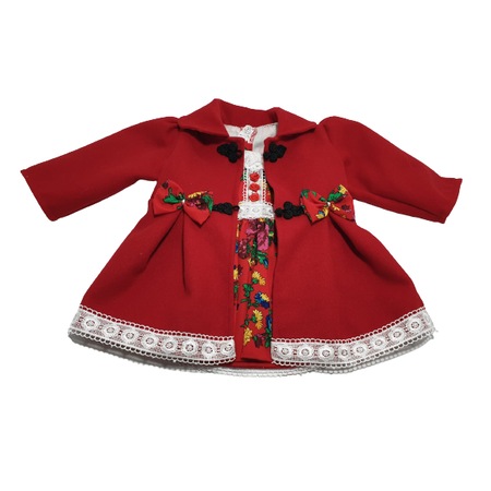 Costum popular de sarbatoare pentru botez fetita,3-6luni, Traditional ...