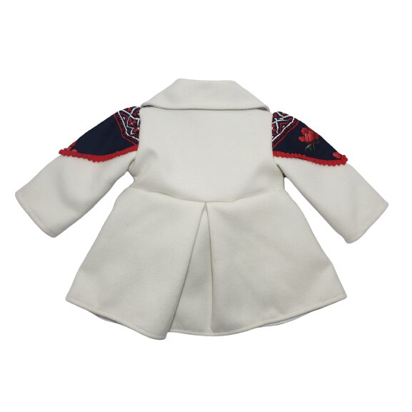 Costum popular de sarbatoare pentru botez fetita, 3-6luni, 5 piese ...