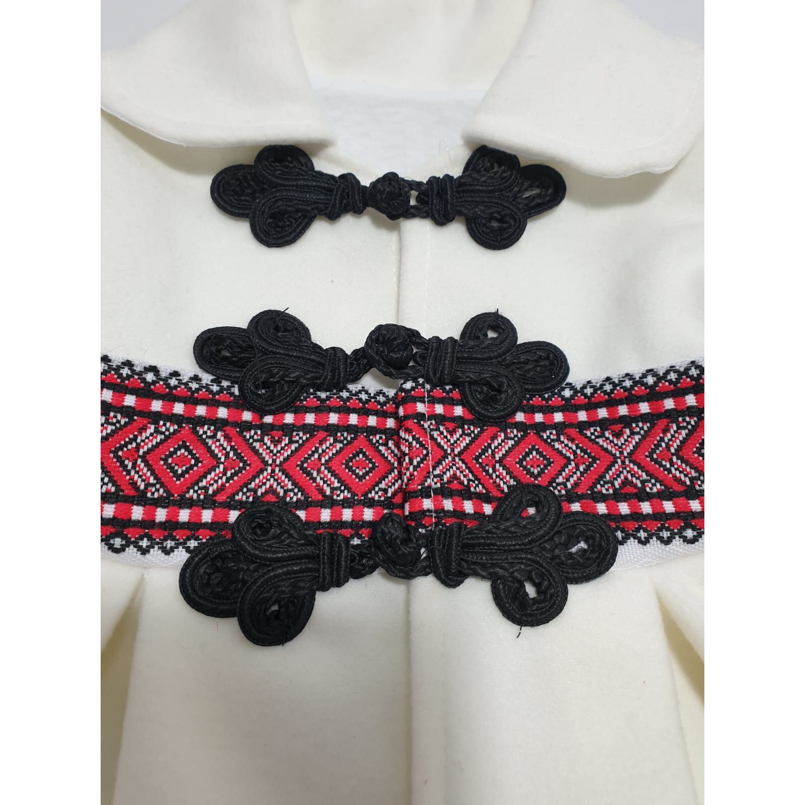 Costum popular de sarbatoare pentru botez fetita,1-3luni, Traditional ...