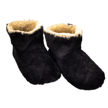 Botosei de casa din blana naturala de miel, confortabila, model unisex ...