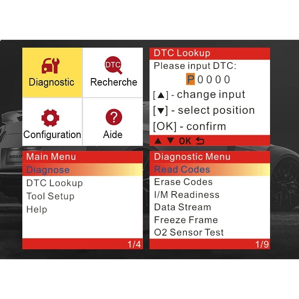Универсален автомобилен тестер, OBD2 диагностика (CAN, ISO9141, KWP2000 ...