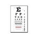 Tabel optometric traditional SNELLEN - 6 m - eMAG.ro