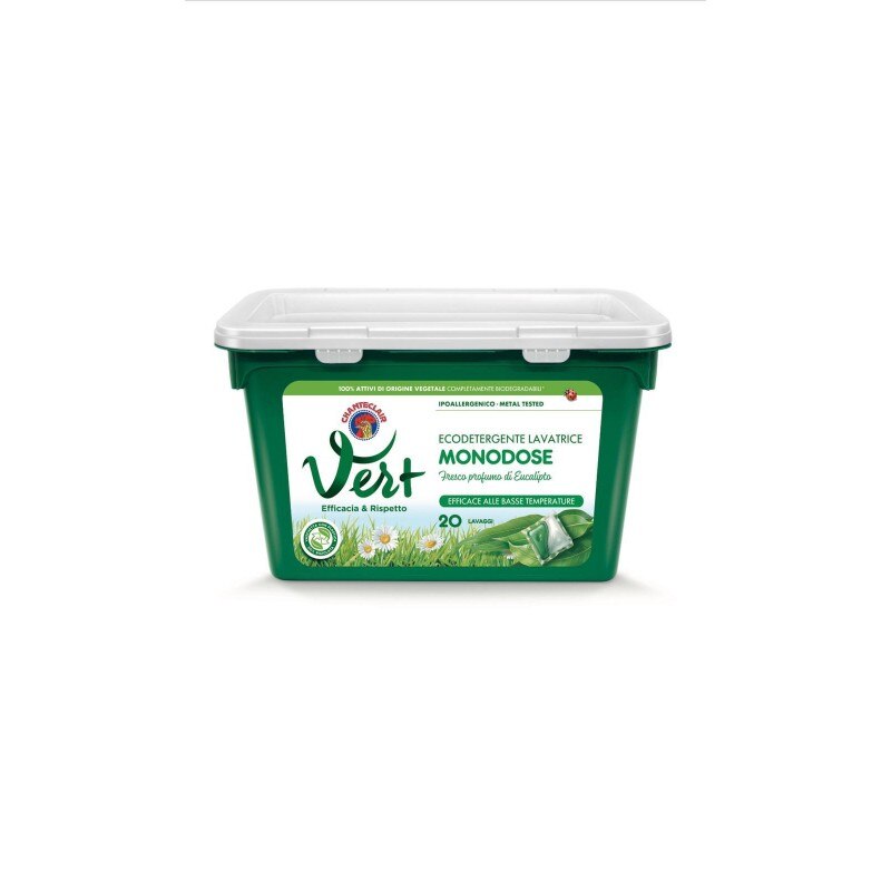 Detergent capsule Eco Chanteclair Vert, 20 capsule - Compară Prețuri ...