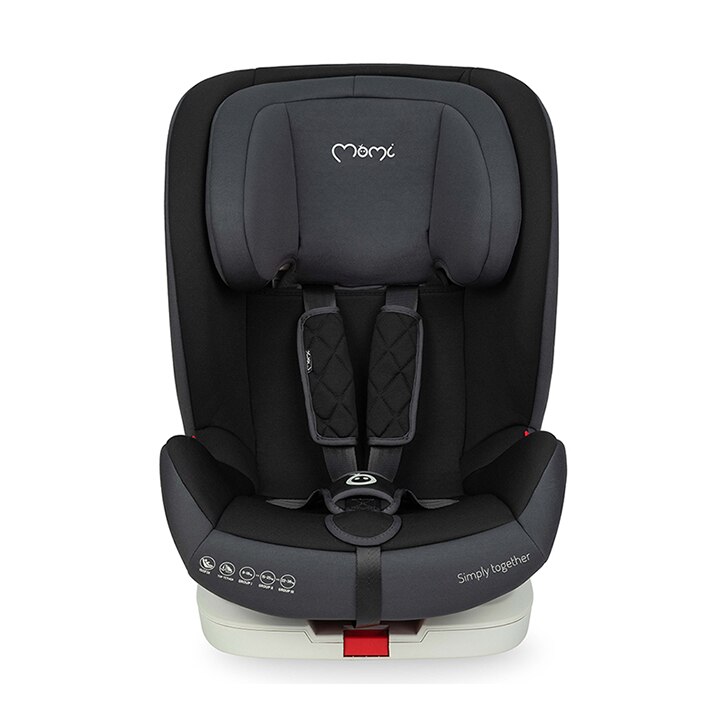 Scaun auto, MoMi SAFETYLUX, Negru, Sistem de prindere ISOFIX si TOP ...