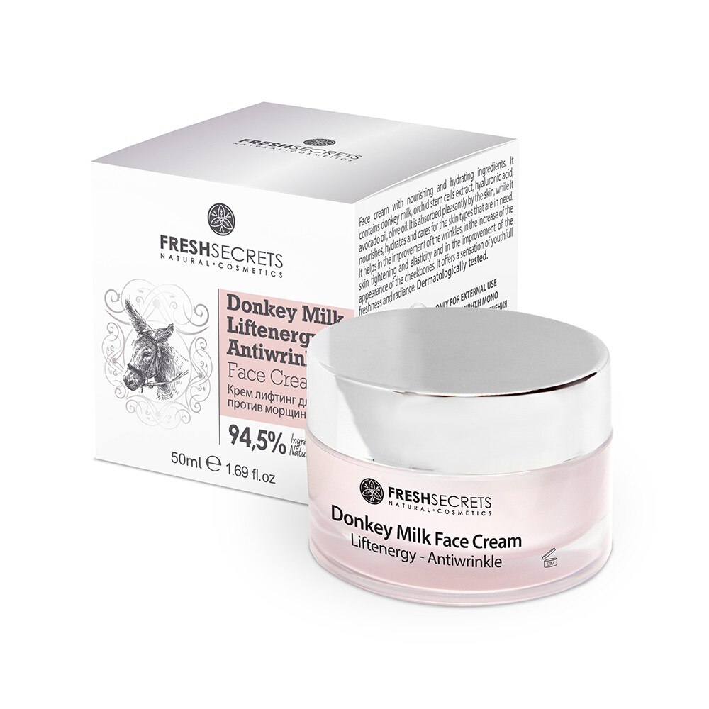 Crema contur ochi, Fresh Secrets Liftenergy, anti-rid, cu lapte de ...