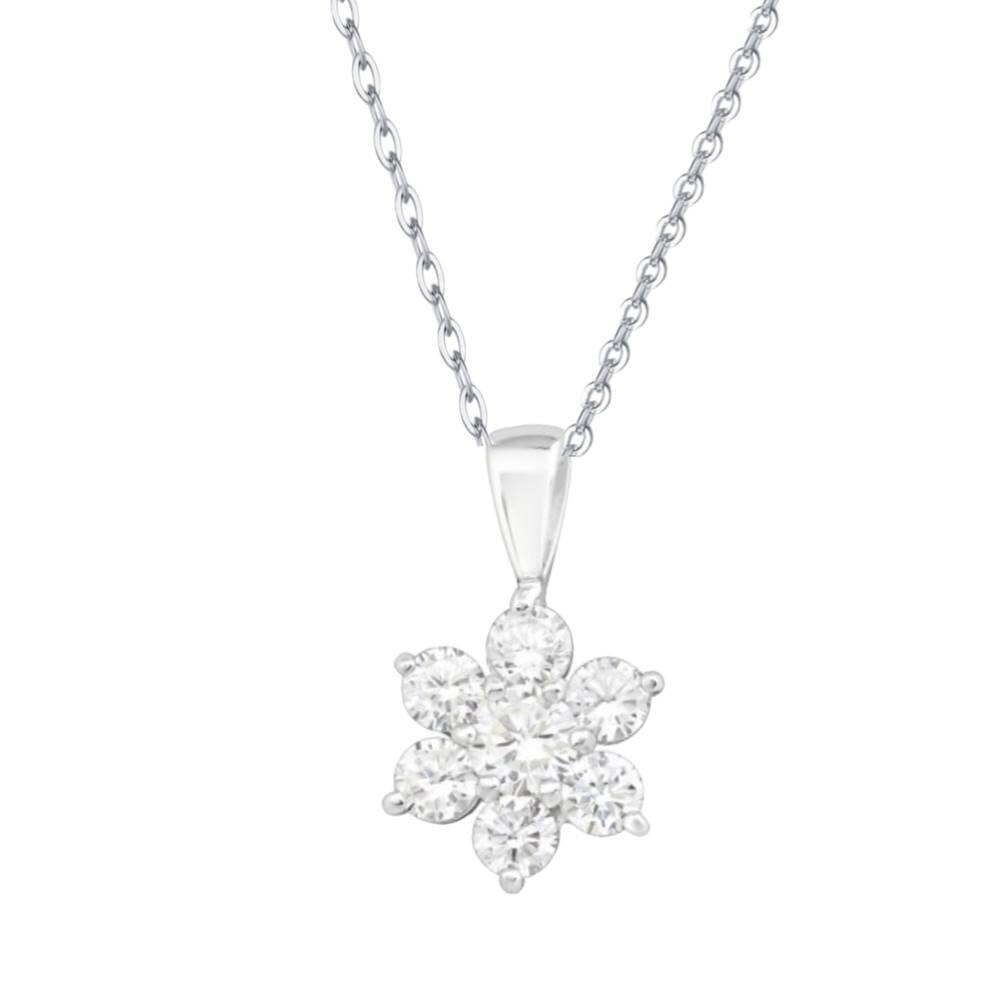 Colier Argint Cesini Stea Cazatoare, Cristale, Dama, Argint 925% ...