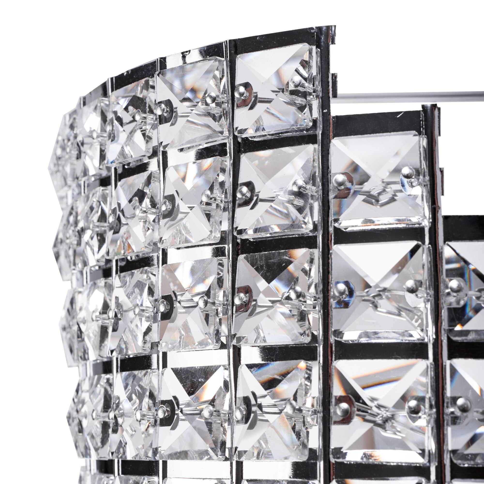 Aplica Perete Cristal 1 Sursa E27 60W Metal 330x130 mm - eMAG.ro