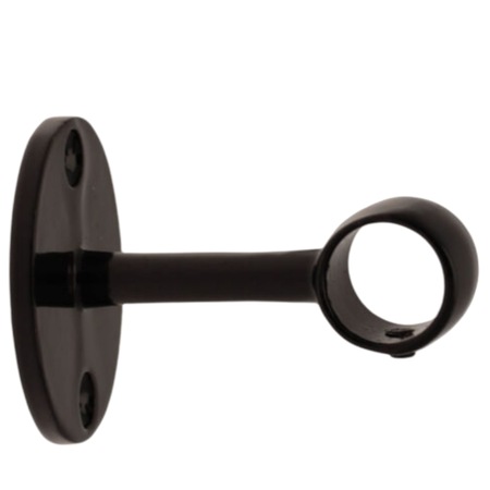 Suport pentru galerie perdele/draperii Ateliers28, metal, 5cm, negru ...