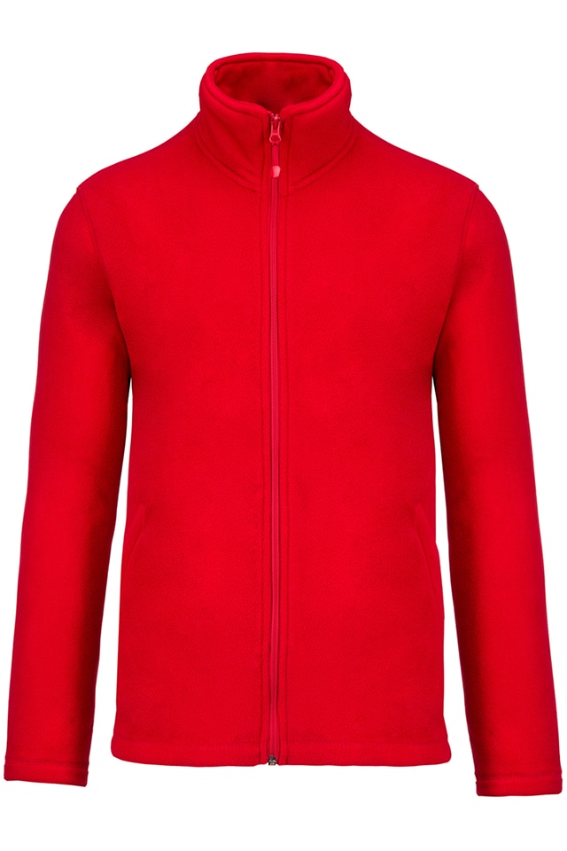 Jacheta fleece barbati, Kariban Falco K911, rosu, 3XL - eMAG.ro