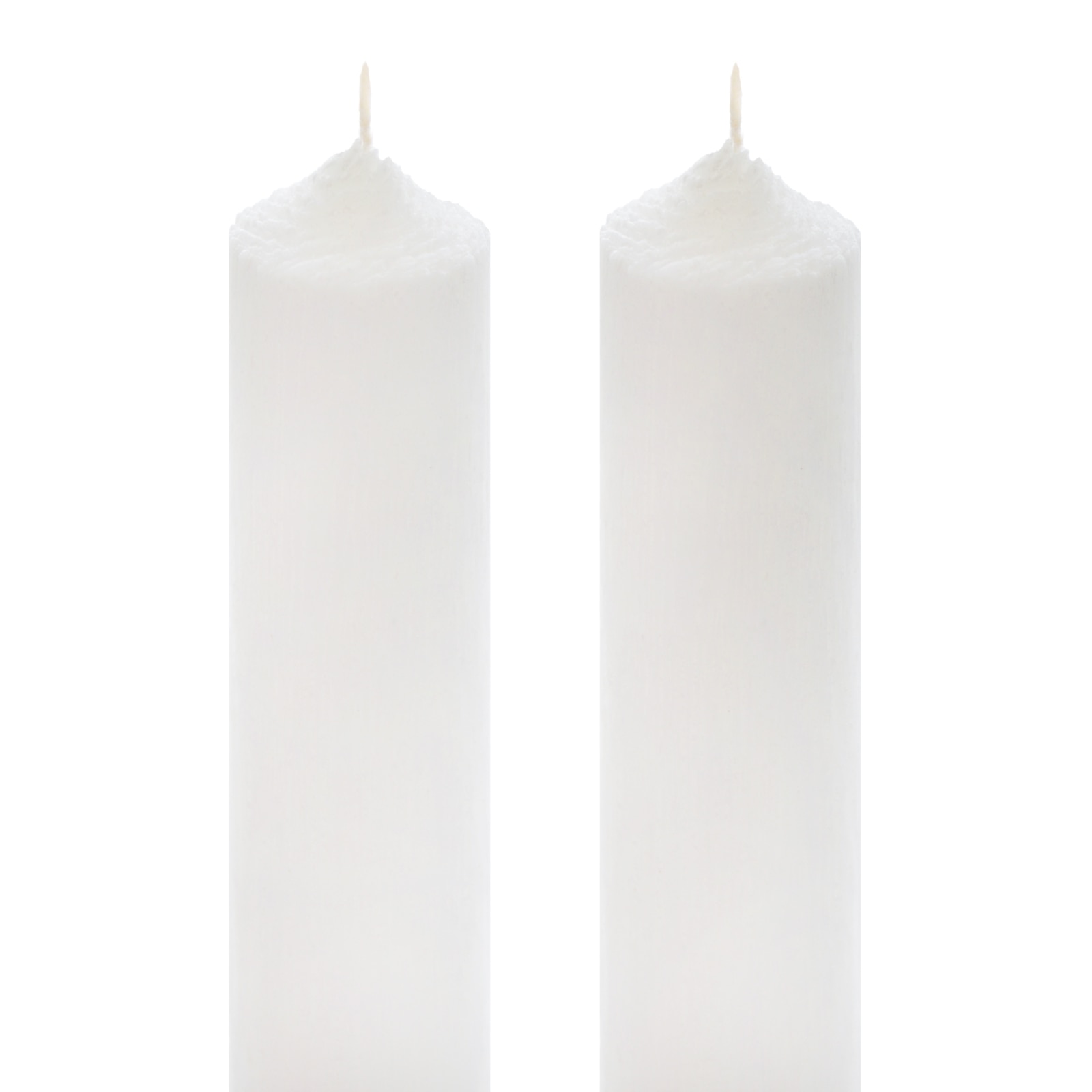 Set 2 Lumanari Nunta model Rustic H35cm D4,5cm - eMAG.ro