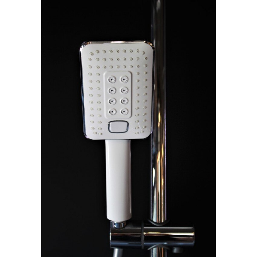 Coloana dus cu termostat, Vema, V08232-B0.010, crom, select cu 3 functii - eMAG.ro