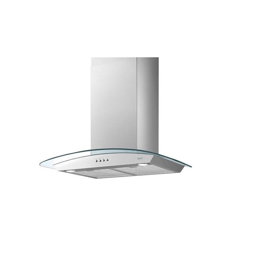Hota Best DELTA, 60 cm, inox cu sticla curbata - eMAG.ro