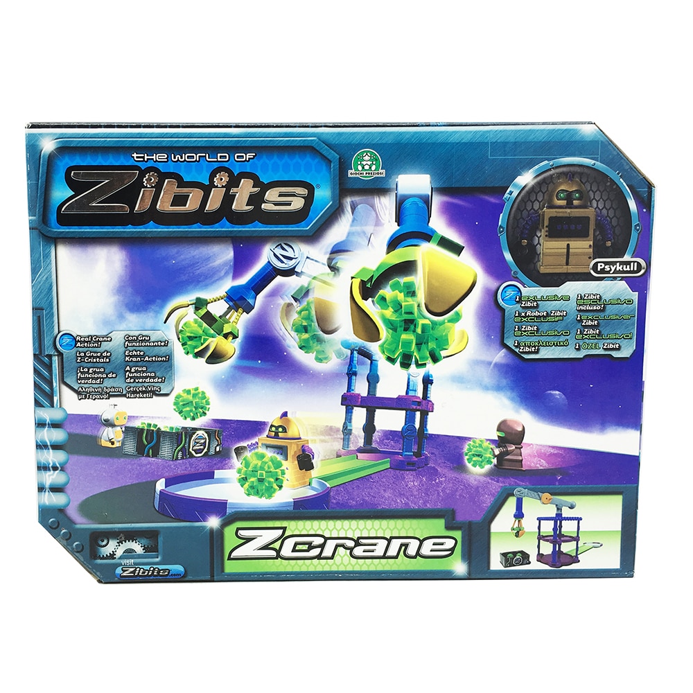 Robot minier Zibits Z-Crane 412963-1, cu telecomanda, maro/multicolor ...