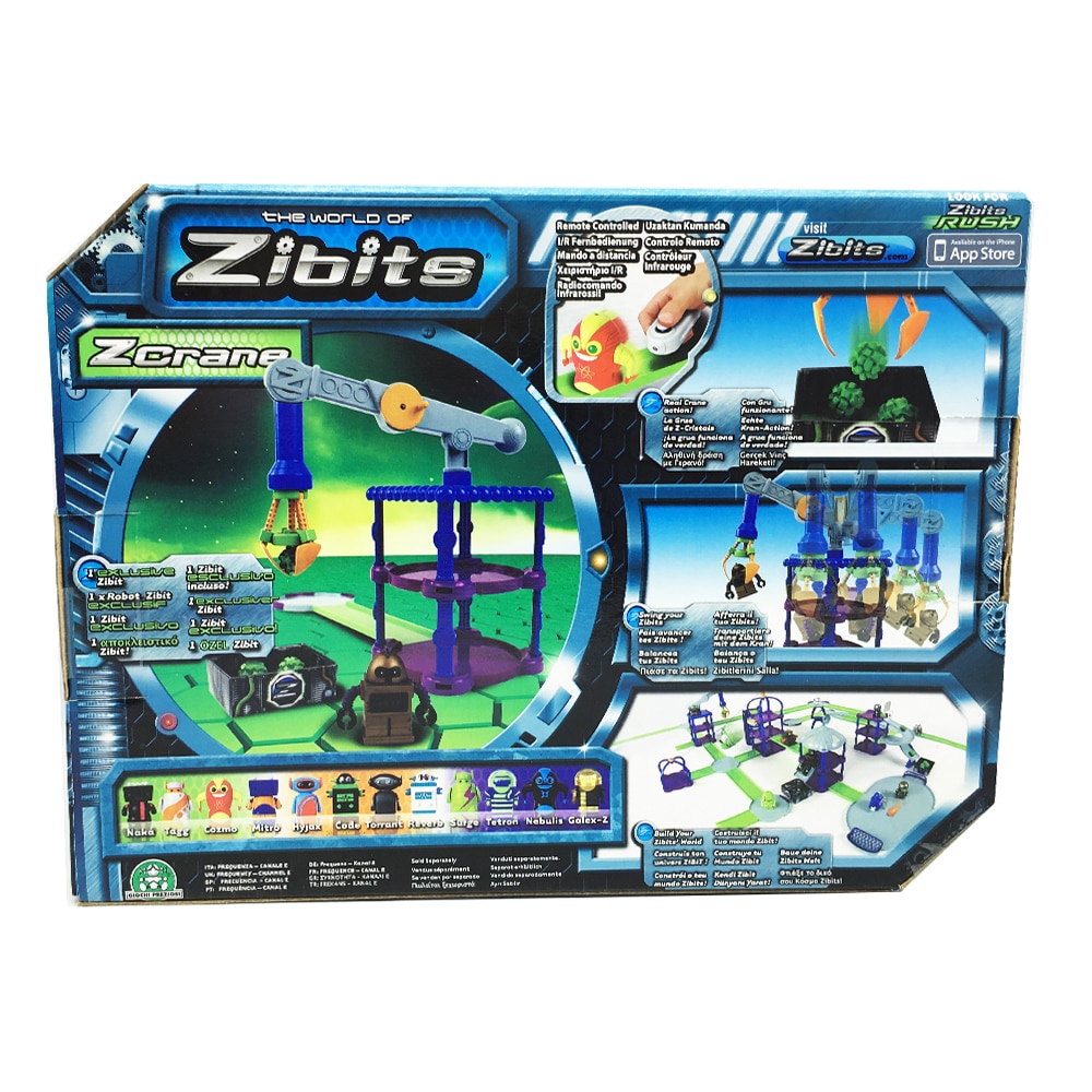 Robot minier Zibits Z-Crane 412963-1, cu telecomanda, maro/multicolor ...