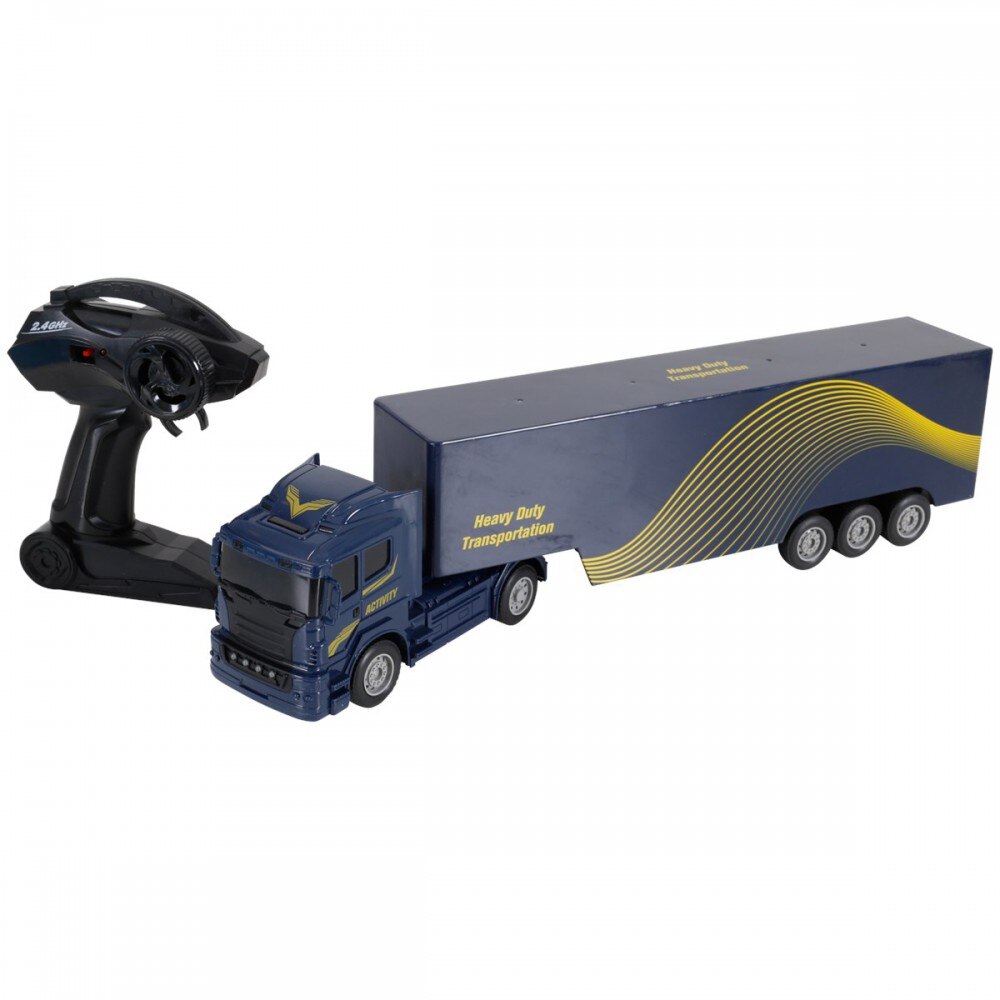 Camion truck cu telecomanda 2.4 ghz tip container 52 x 15 x 10 cm - eMAG.ro