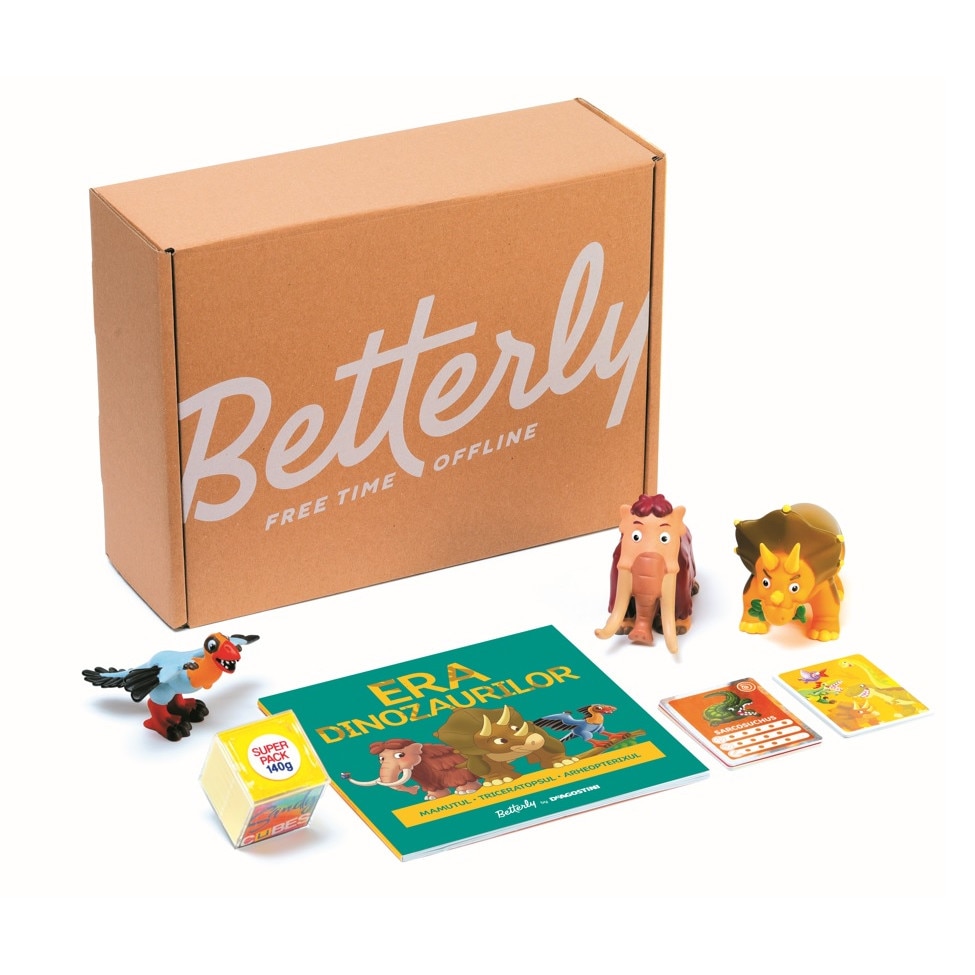 Кутия за динозаври, деца 3-6 години, Deagostini, Betterly box 1 - eMAG.bg
