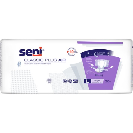 Scutece pentru adulti Seni Classic Plus Air Large, 30 buc - eMAG.ro